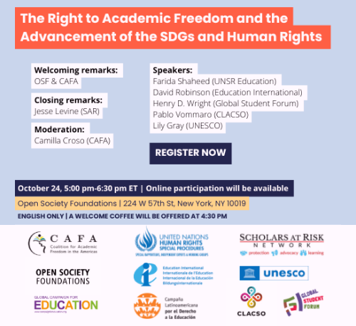 October 24, 5:00-6:30 pm ET: The Right to Academic Freedom and the ...