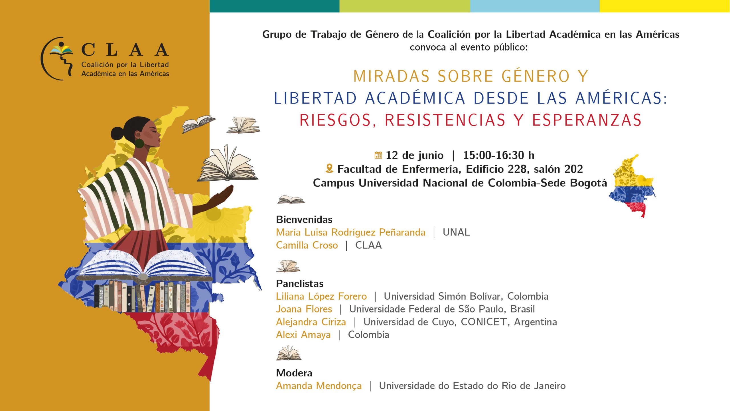 Miradas sobre Género y Libertad Académica desde las Américas - CLAA